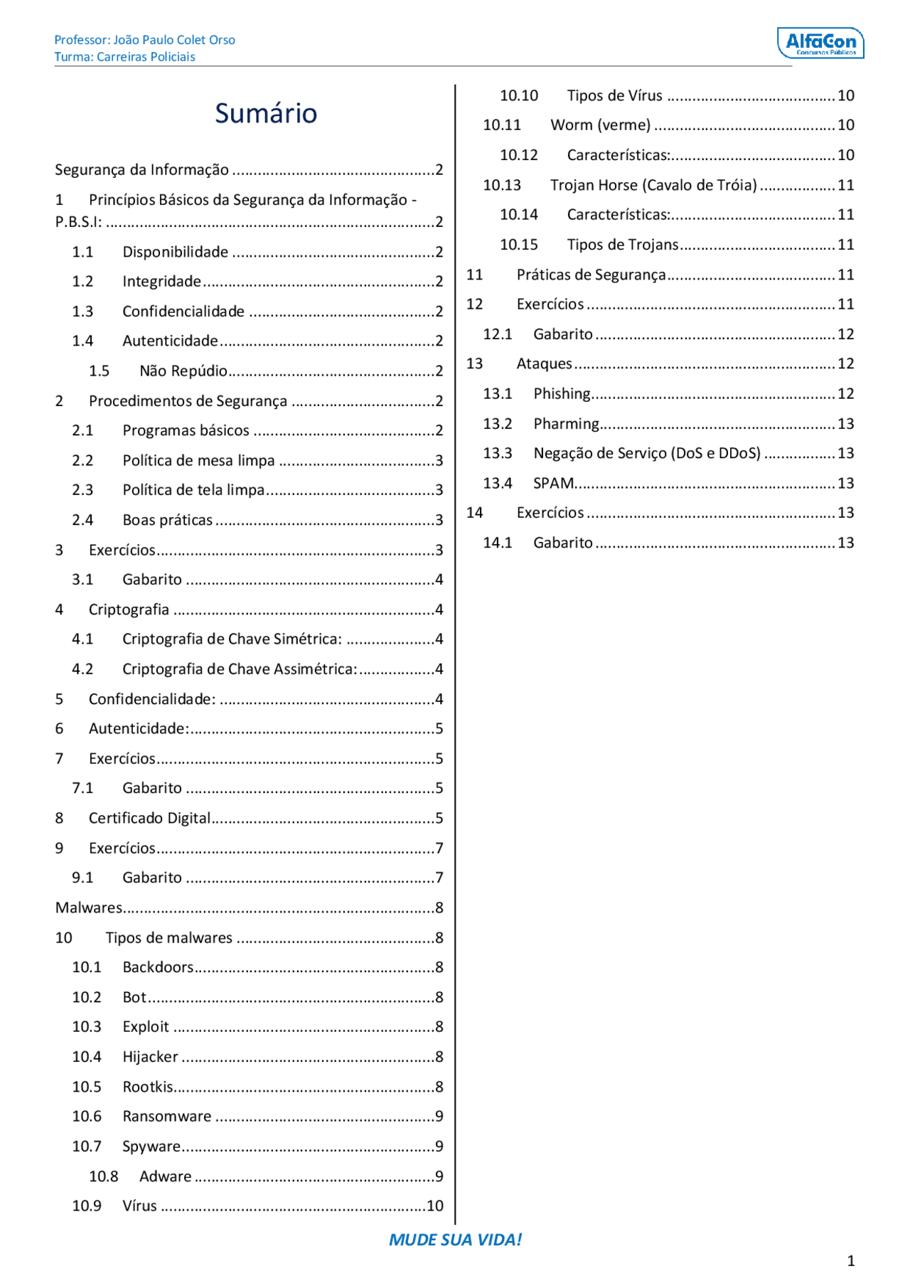 SeguranÇa Da InformaÇÃo Docsity