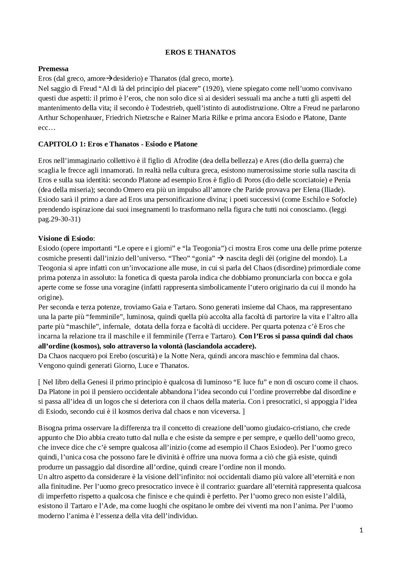 Eros E Thanatos Scienze Della Comunicazione Docsity