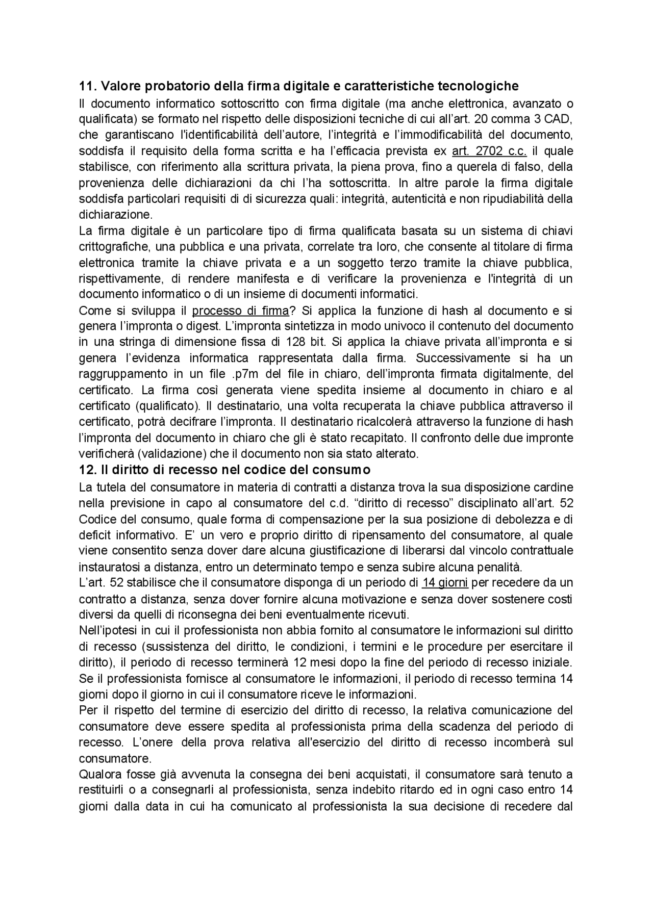 Domande E Risposte Esame Informatica Giuridica 2 Docsity