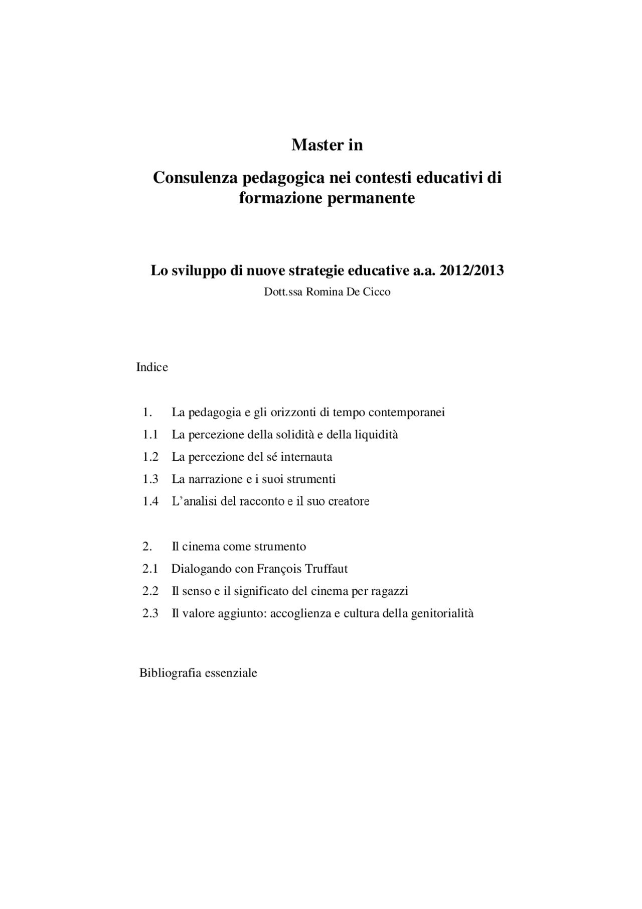 Lo Sviluppo Di Nuove Strategie Educative Docsity