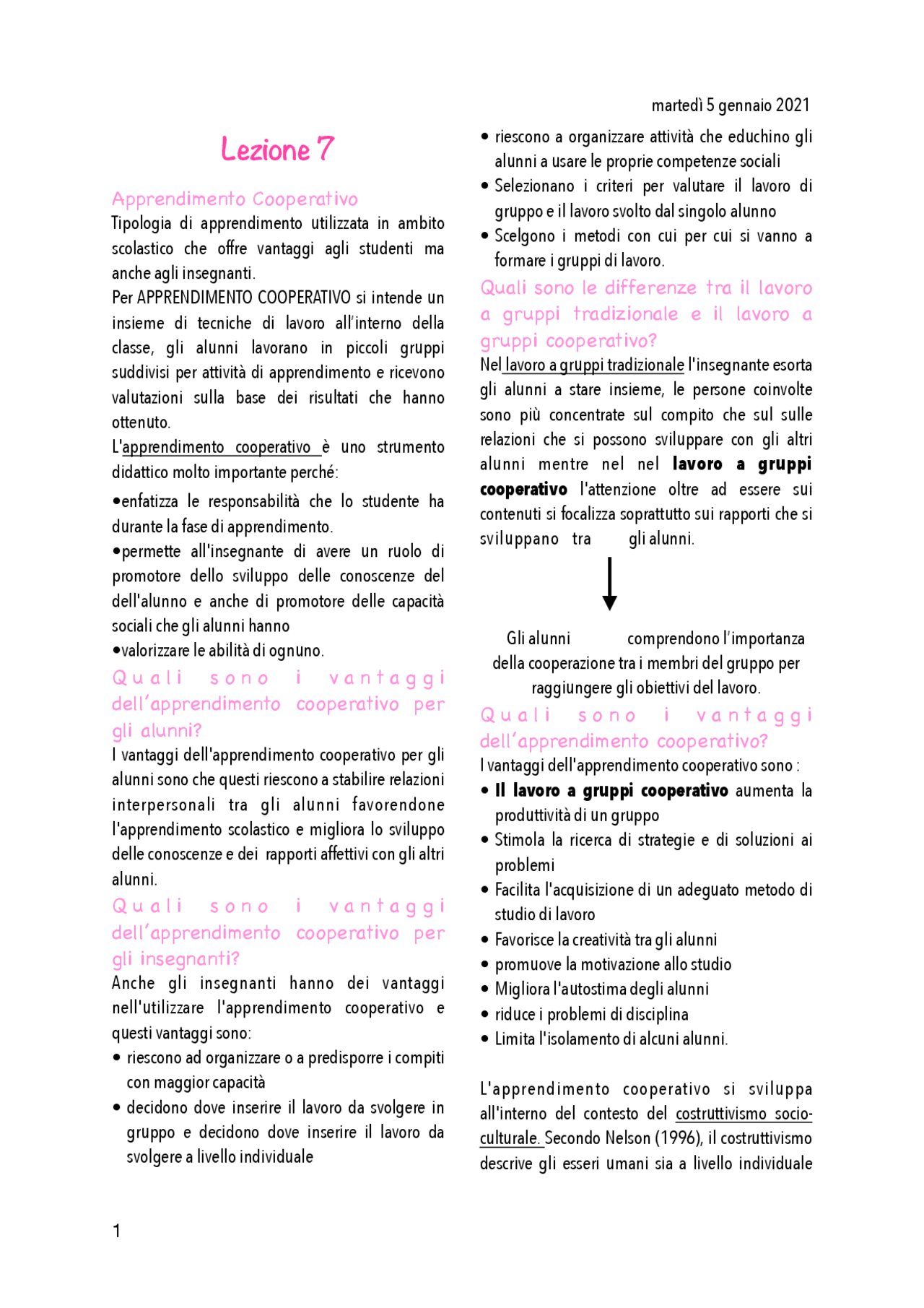 Basi Cognitive Motivazionali Sociali Dei Processi Di Apprendimento