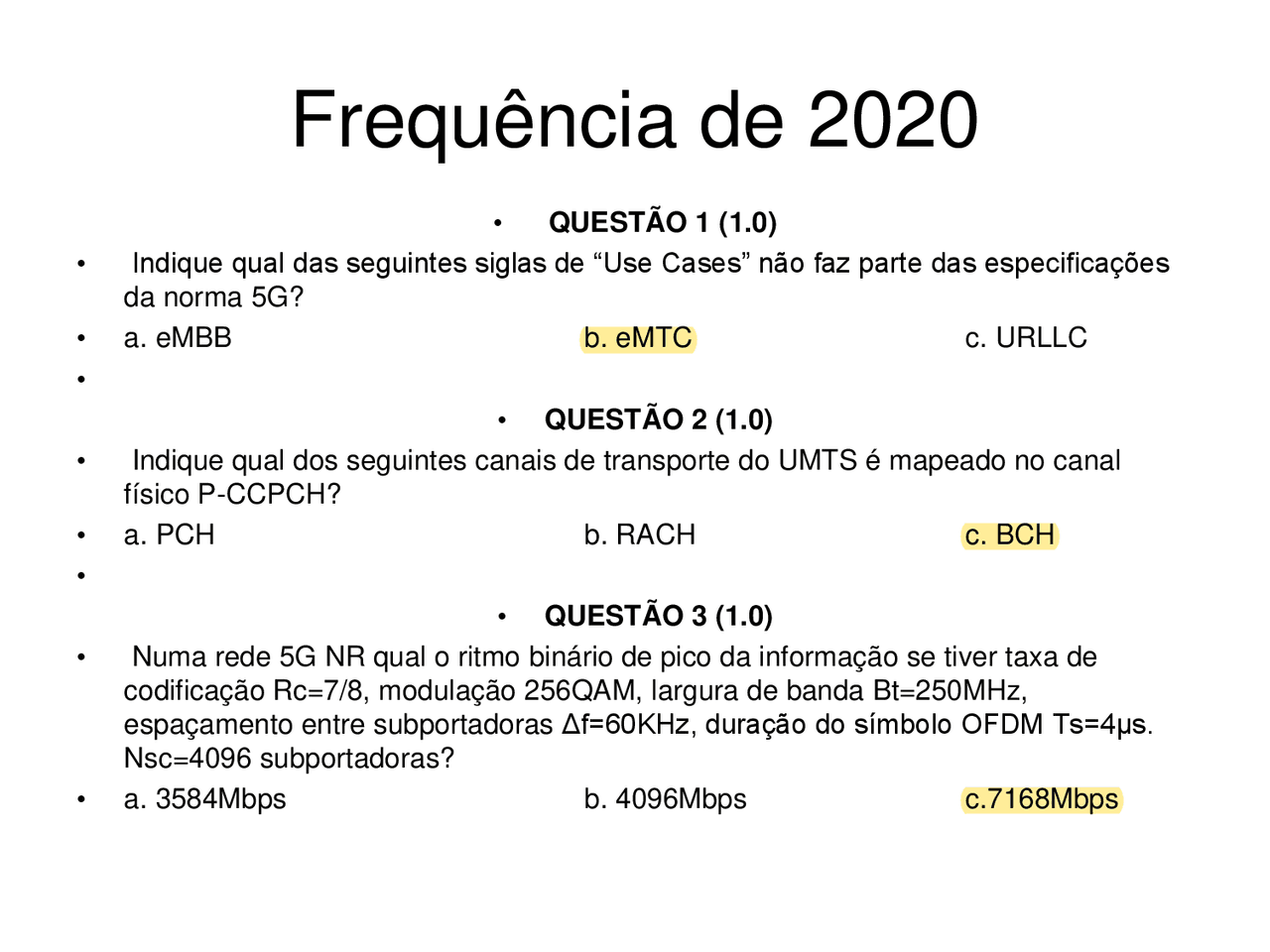 Resolução Teste Srcma Docsity