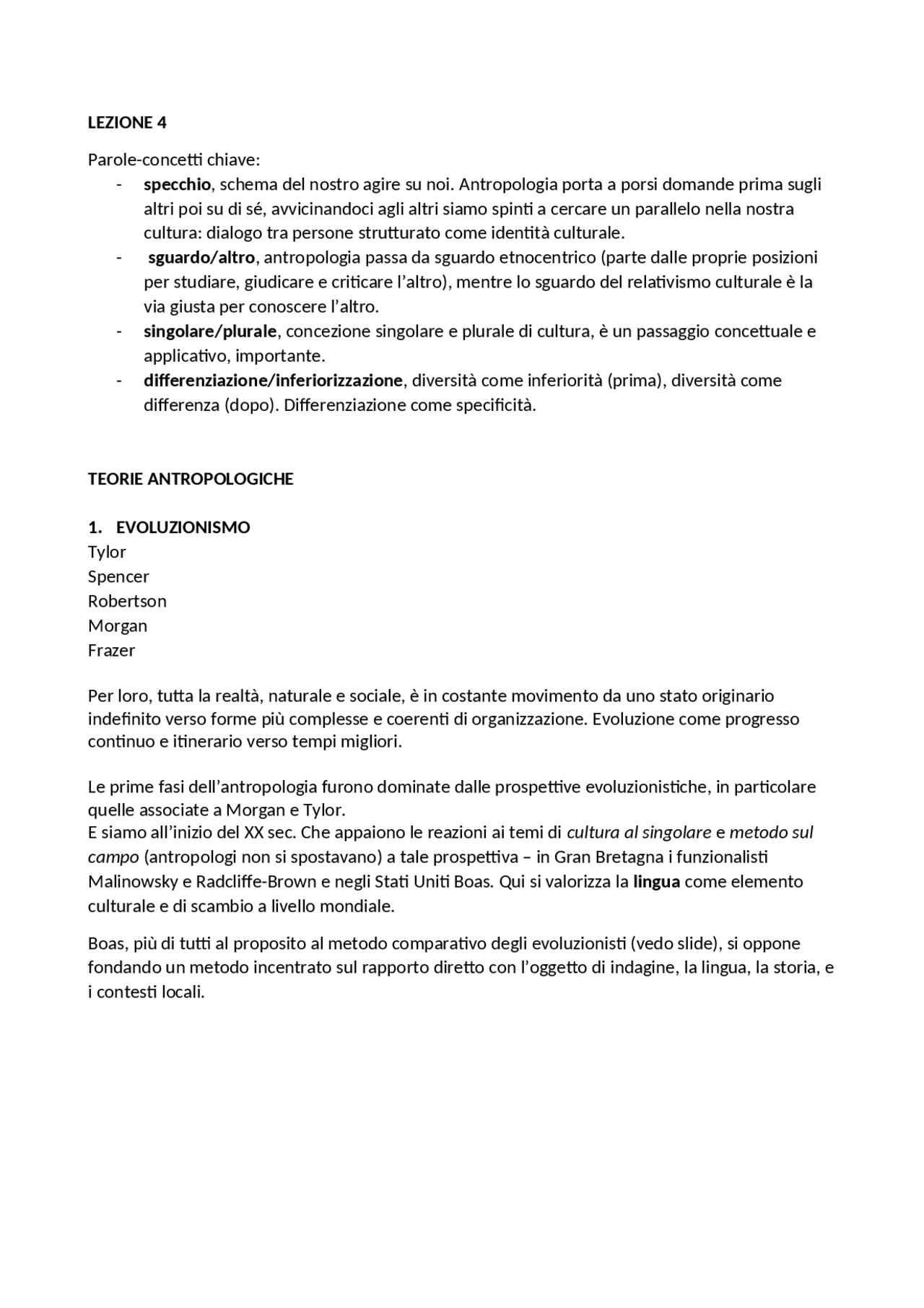 Appunti Completi Di Antropologia Culturale Con Prof Ghiringhelli Docsity