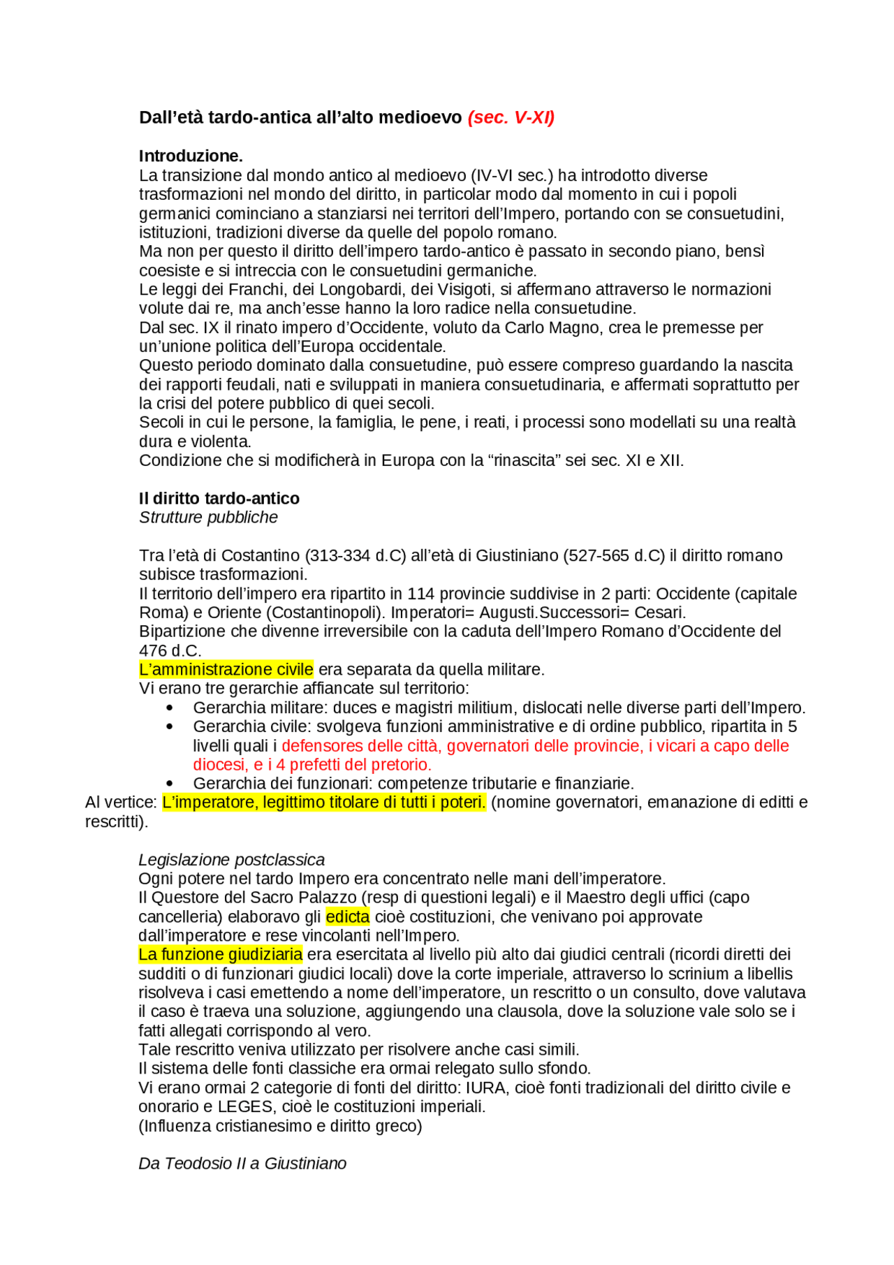Storia Del Diritto Italiano Padoa Schioppa Docsity