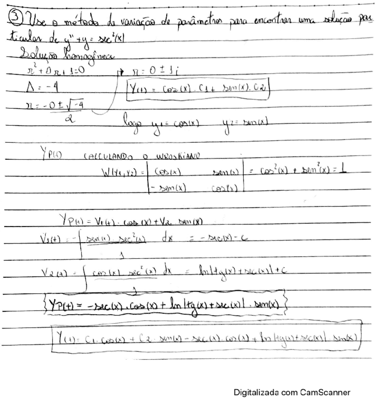 Equações Diferenciais Docsity