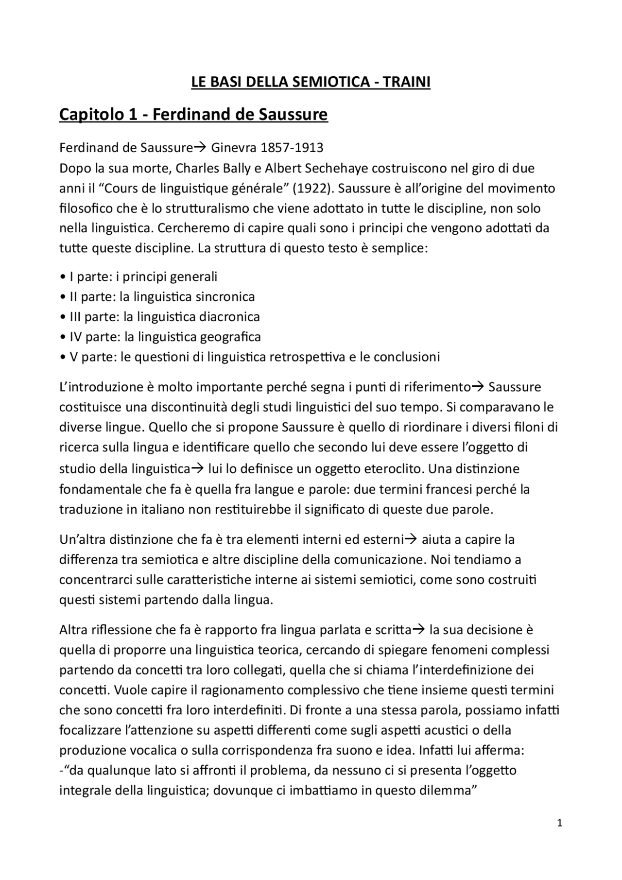 Le Basi Della Semiotica Riassunto Docsity