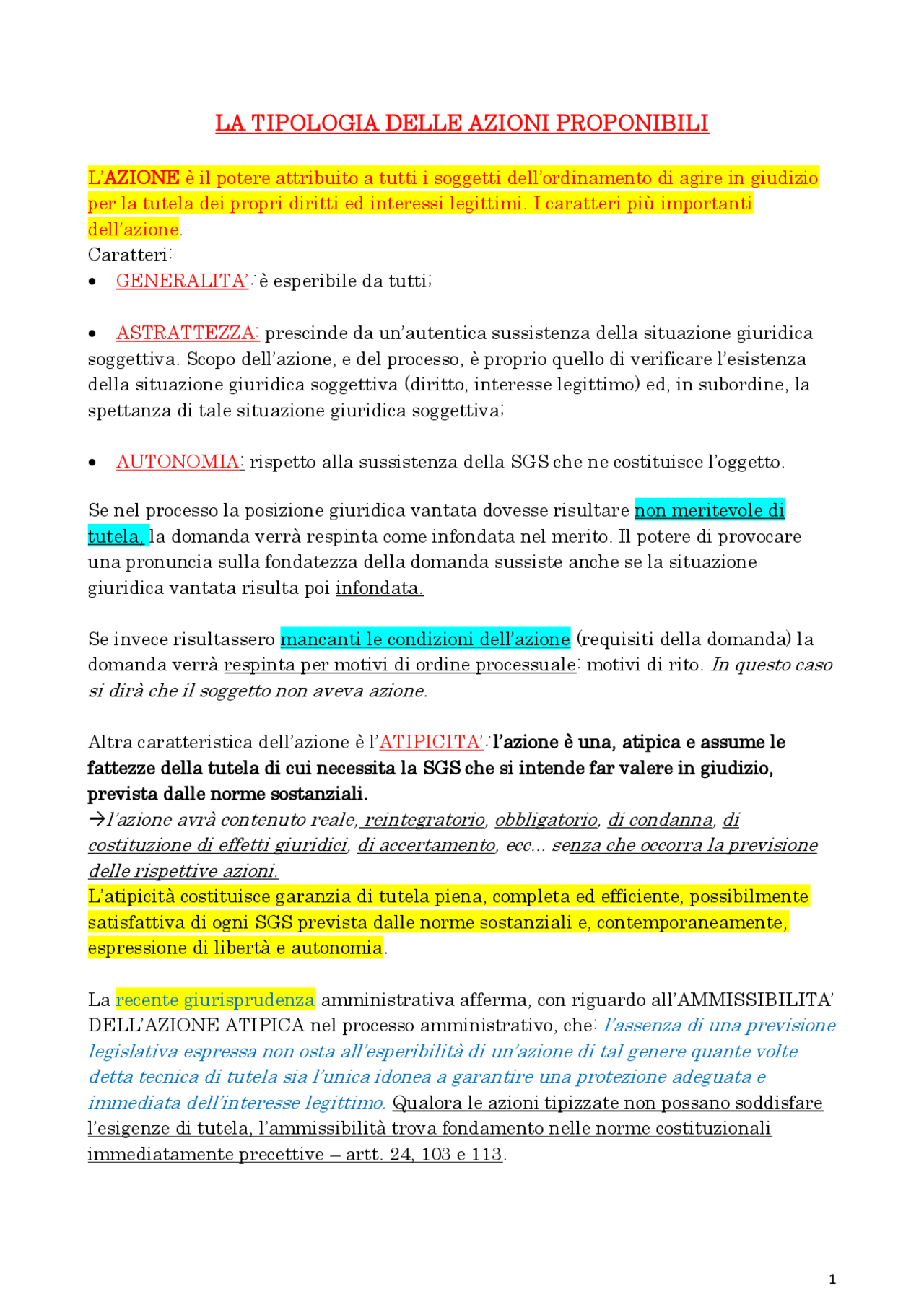 Impugnazioni Schema Riassuntivo Diritto Amministrativo Docsity
