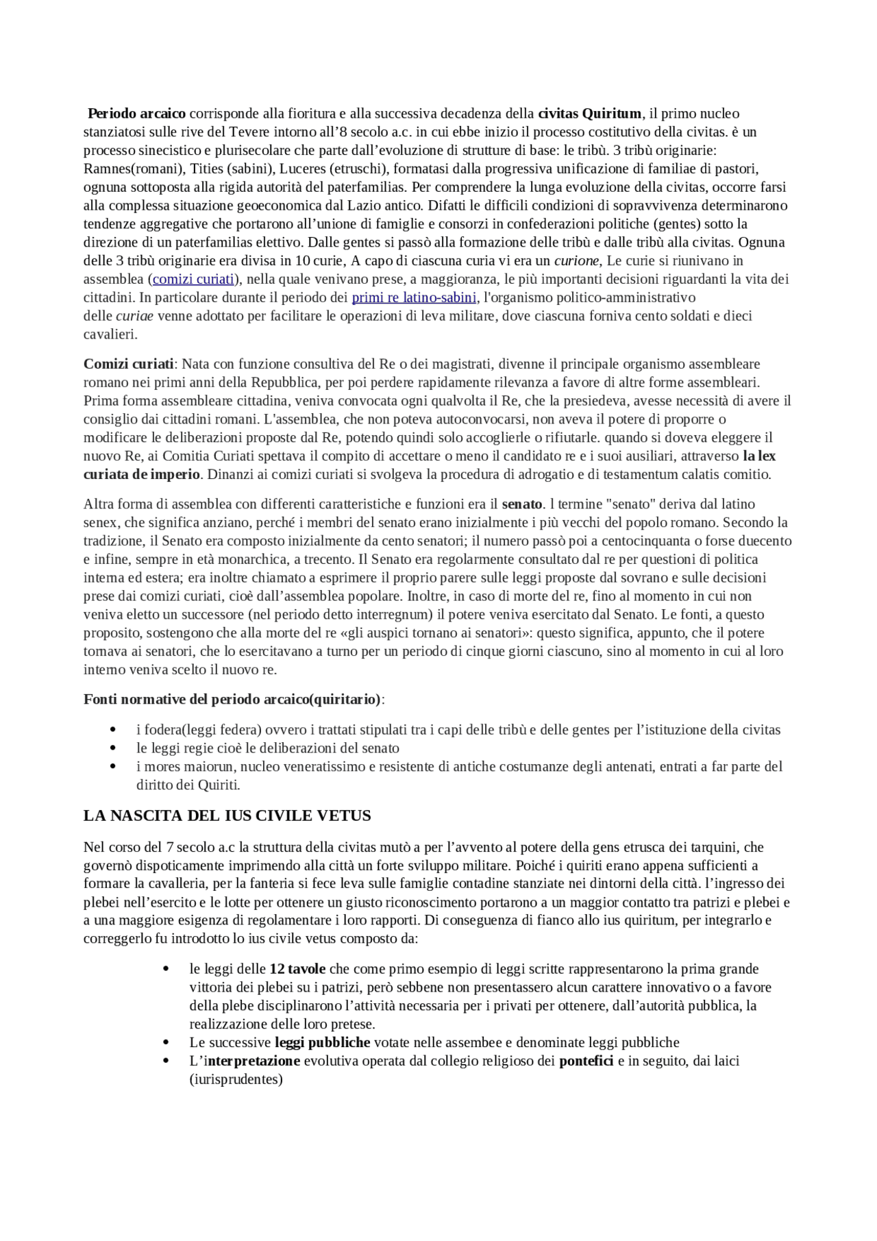 Il Periodo Arcaico Di Roma Docsity