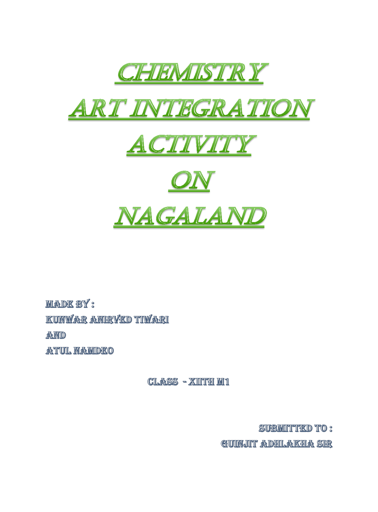Art Integrating Project Docsity