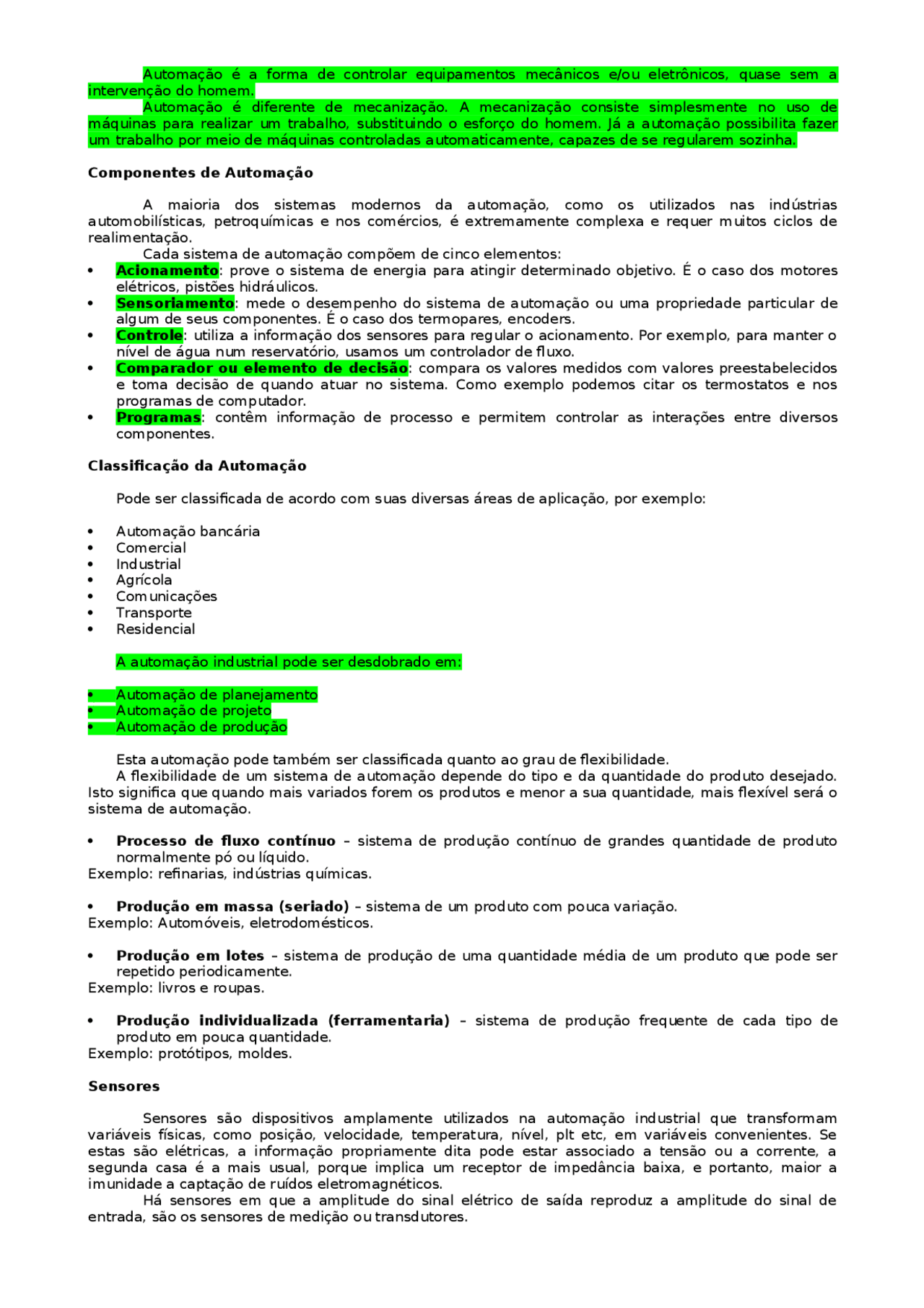 Apostila De Automação Docsity