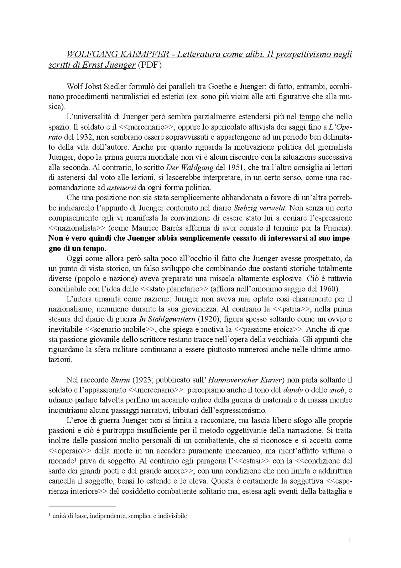 Riassunto estratto libro di Kaempfer - Docsity