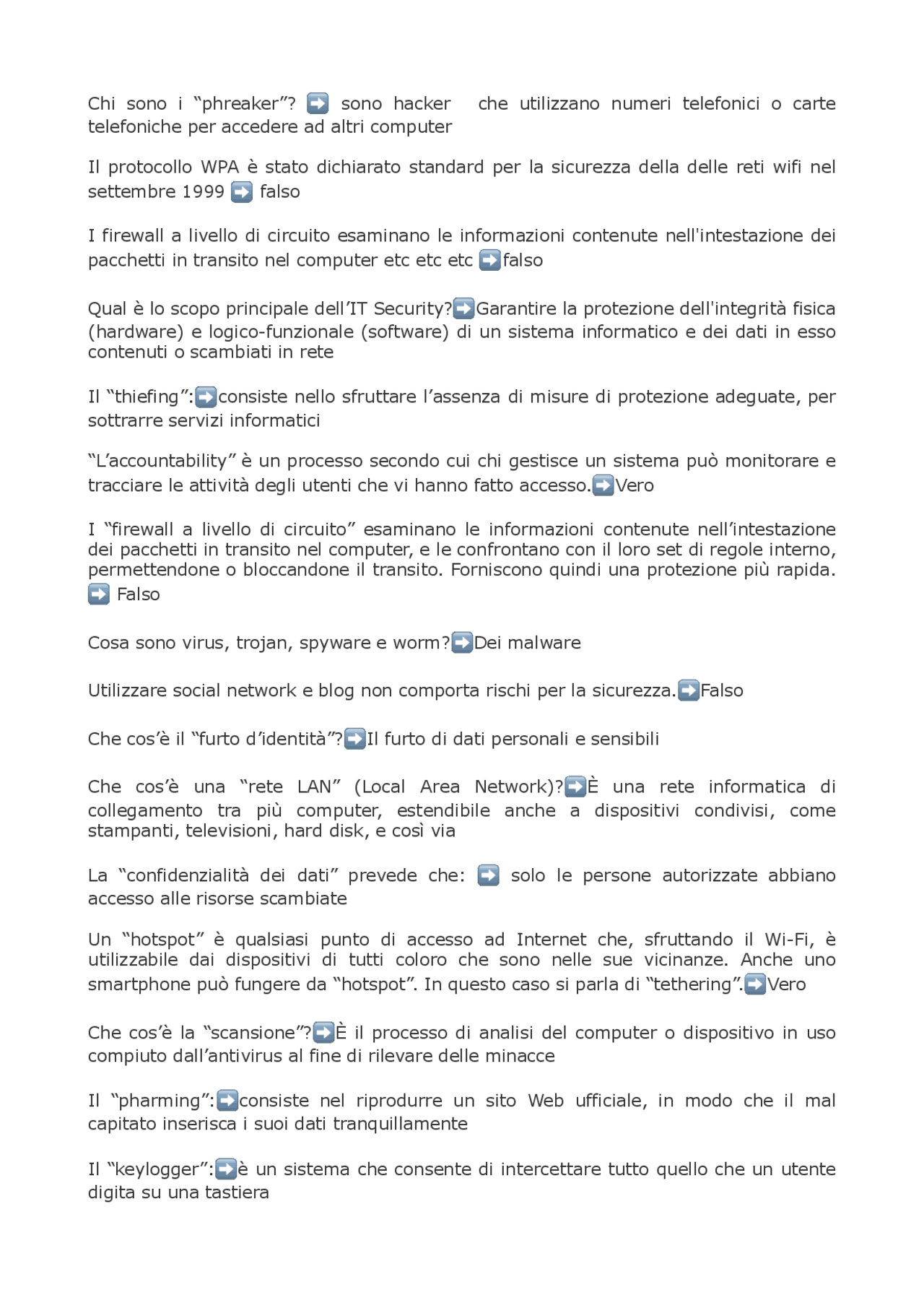 Domande Eipass Sicurezza Informatica Panieri Di Elementi Di