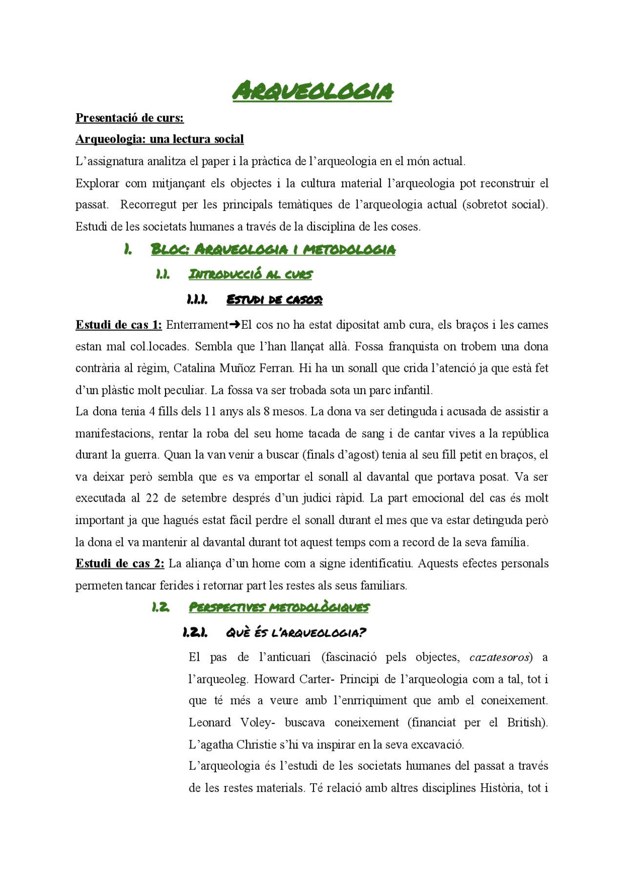 Apuntes De Arqueologia Docsity