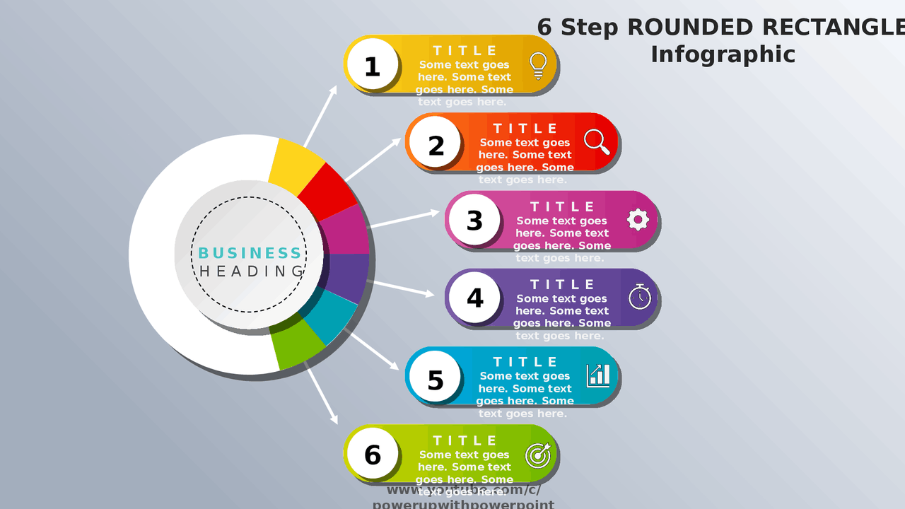 Create 6 Step ROUNDED RECTANGLE Infographic.pptx - Docsity