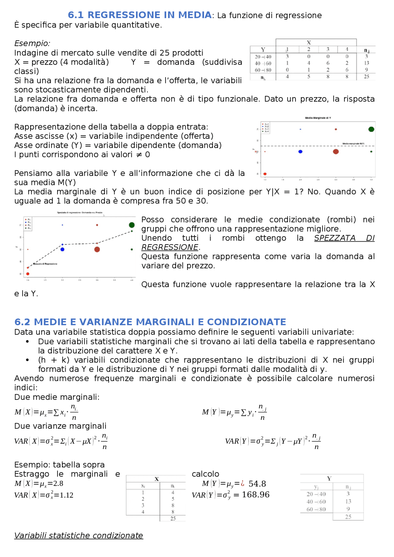 Statistica Secondo Parziale Docsity