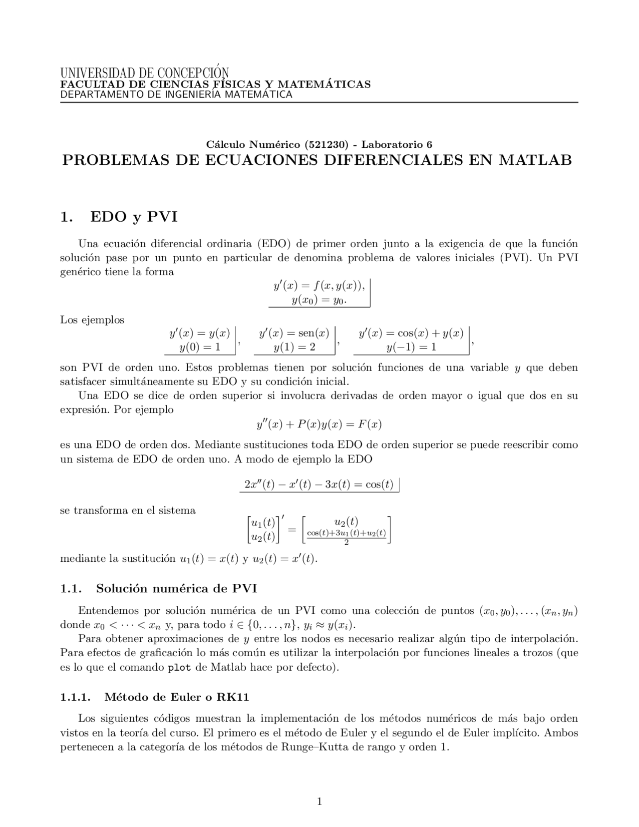 Ejercicios Y Examen Métodos Matemáticos Ejercicios De Métodos