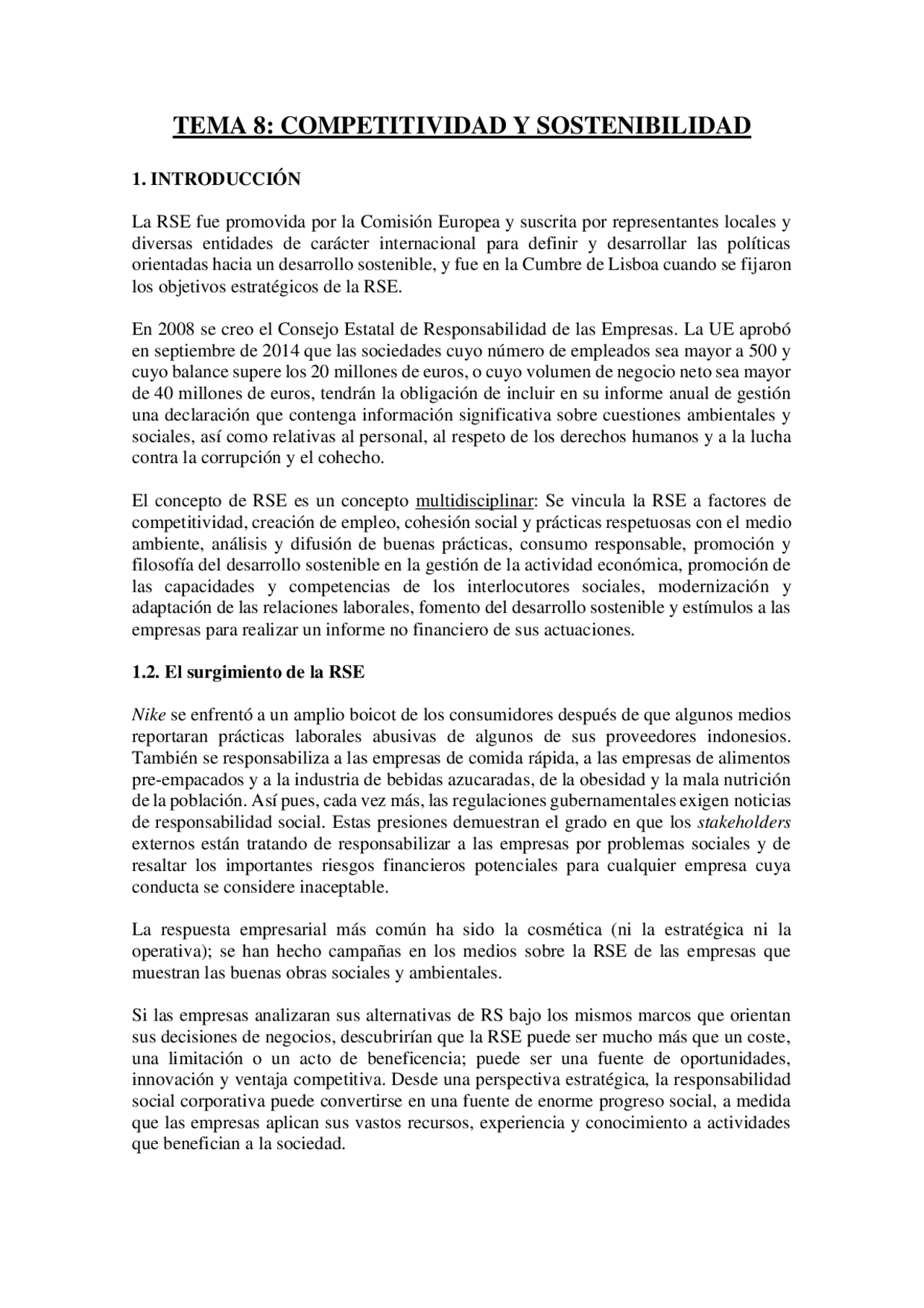 TEMA 8 COMPETITIVIDAD - Docsity