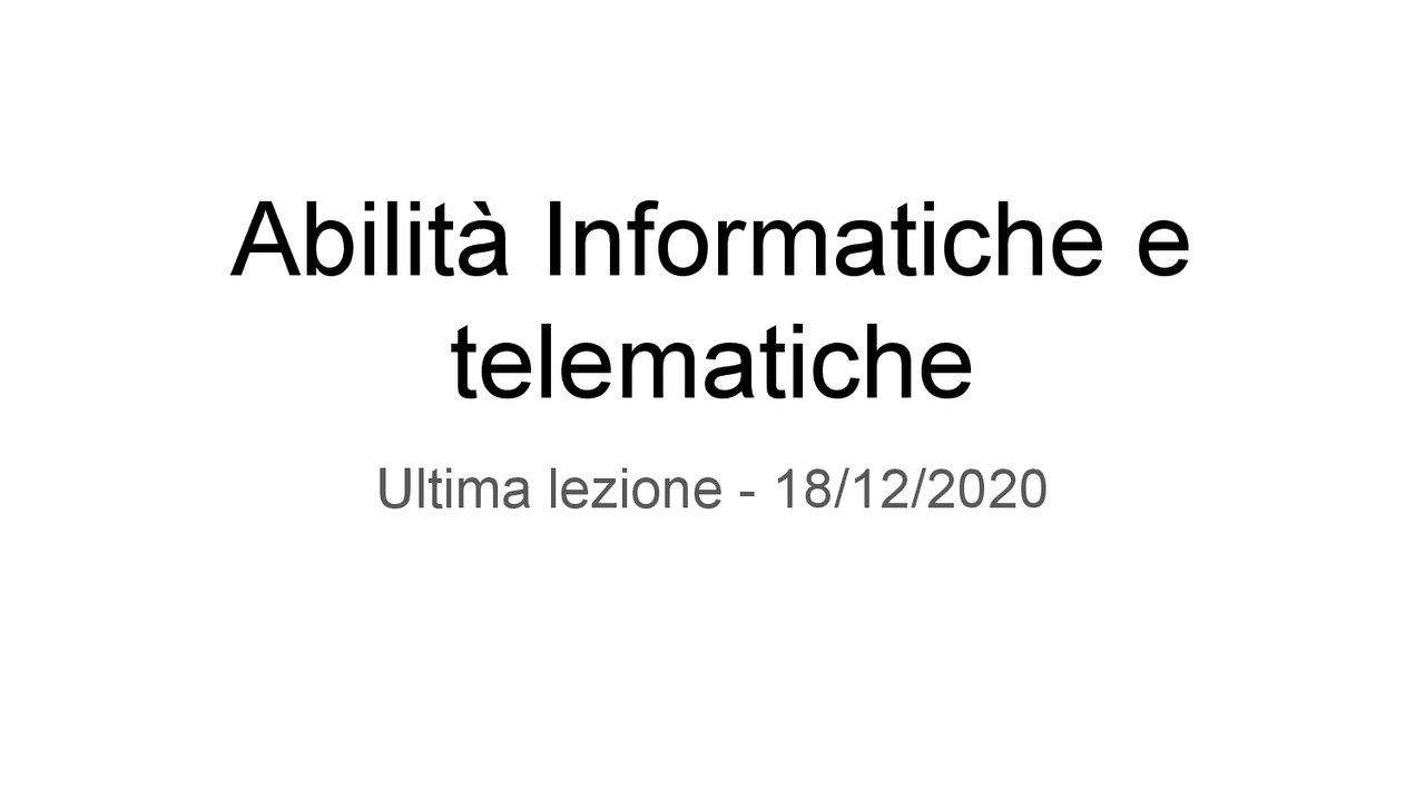 Pubblicazione Di Un Sito Web Appunti Di Elementi Di Informatica Docsity