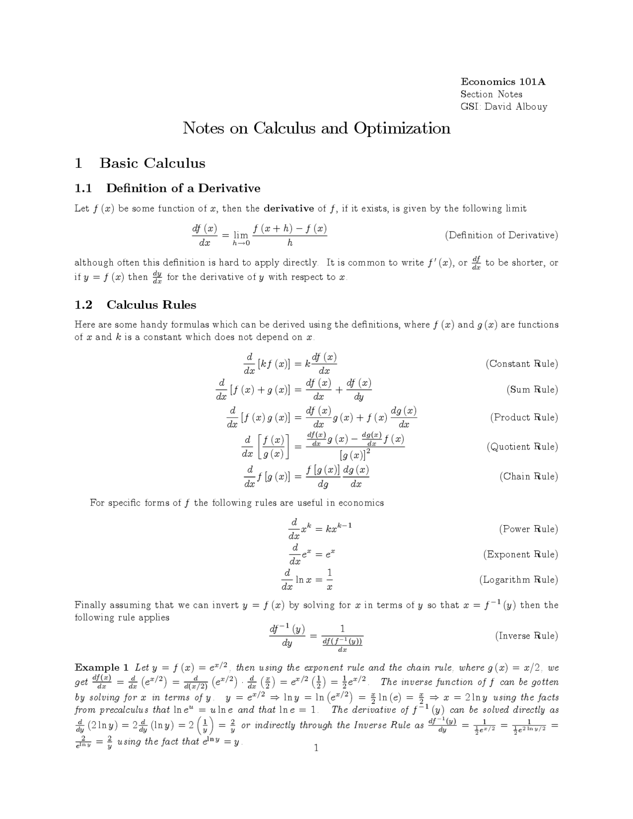 Mathematics Calculus book - Docsity