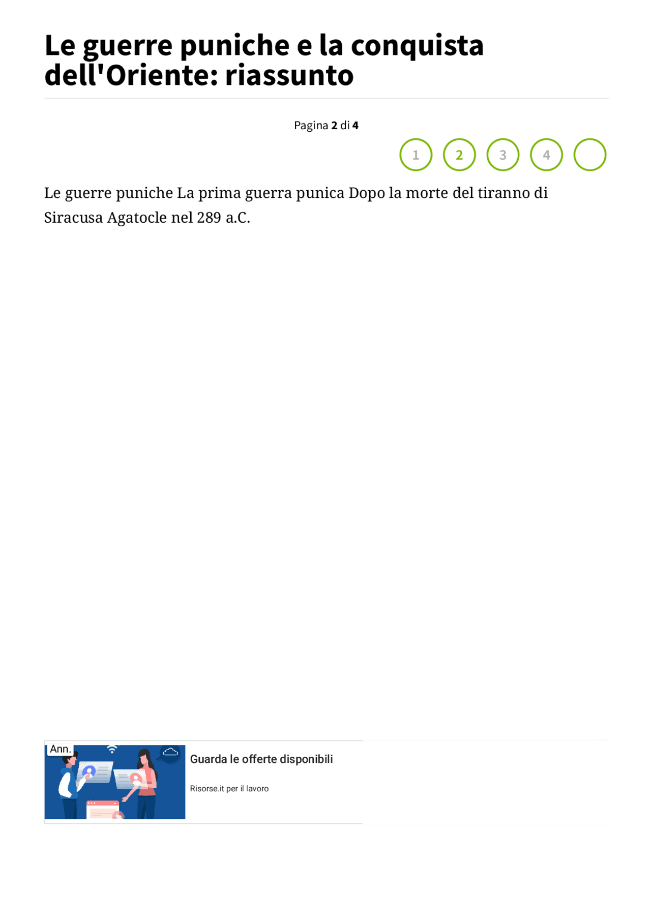 Le Guerre Puniche Parte Seconda Docsity