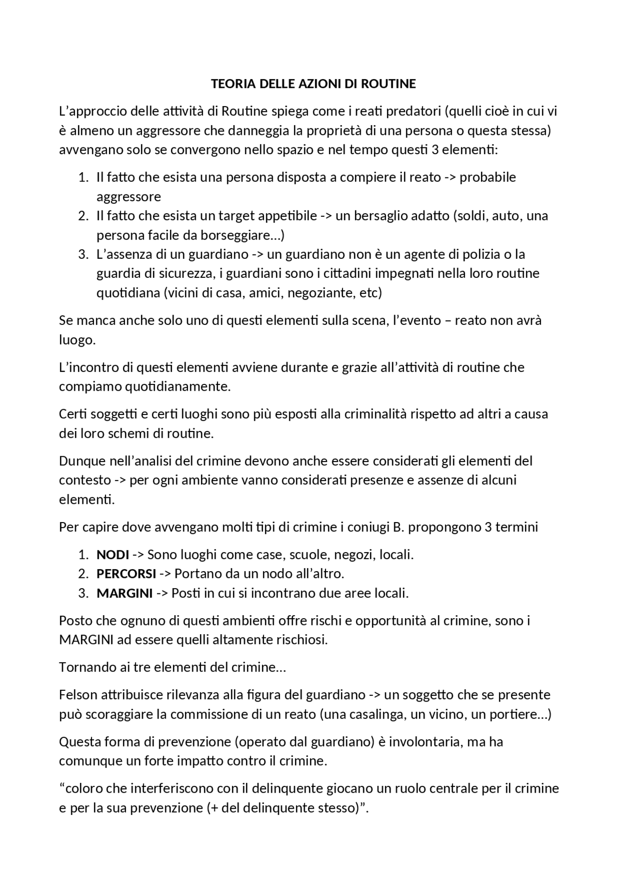 Riassunto Del Cap 52 Di Devianze E Crimini Docsity