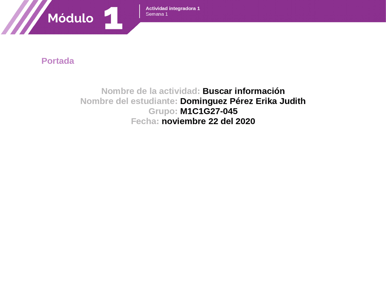 Prepa en linea modulo 1 act integradora 1 - Docsity