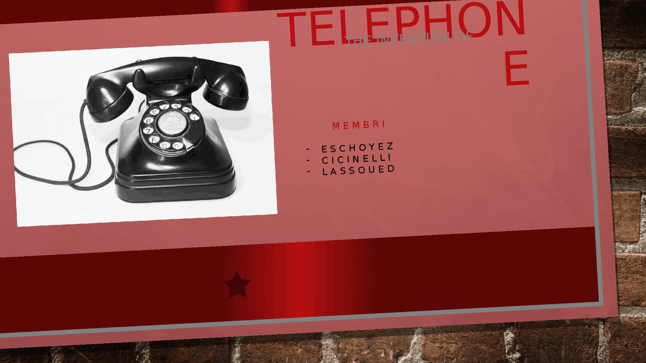 Creazione del telefono col filo in inglese - Docsity