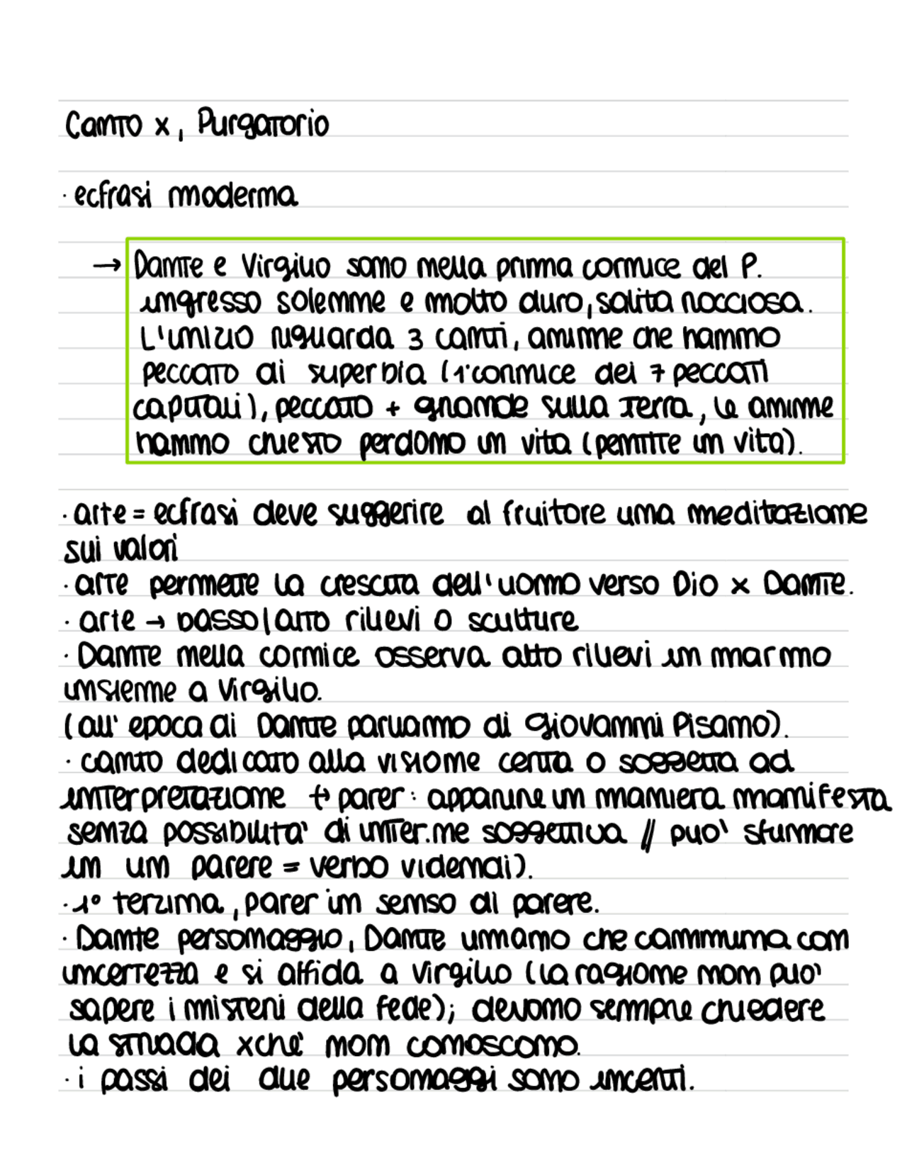 Divina Commedia Parte Inferno Docsity
