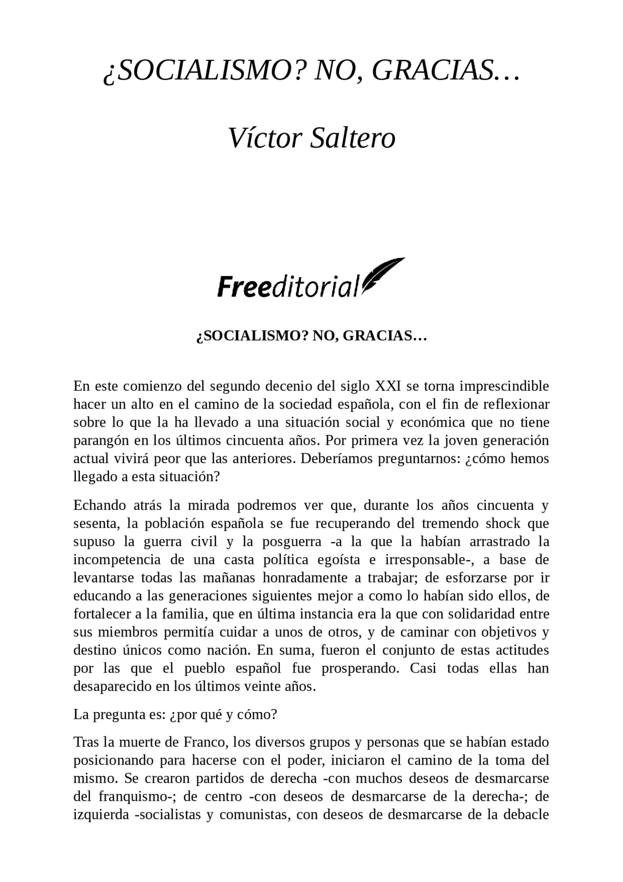 Socialismo no gracias | Slides of Human-Computer Interaction Design | Docsity