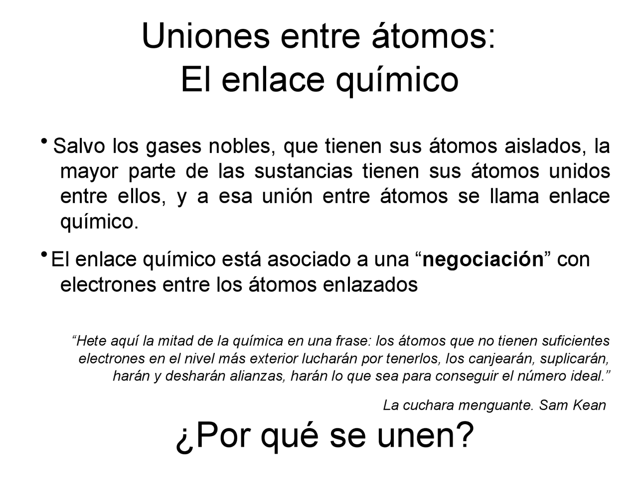 Enlace Quimico 4 Eso Docsity