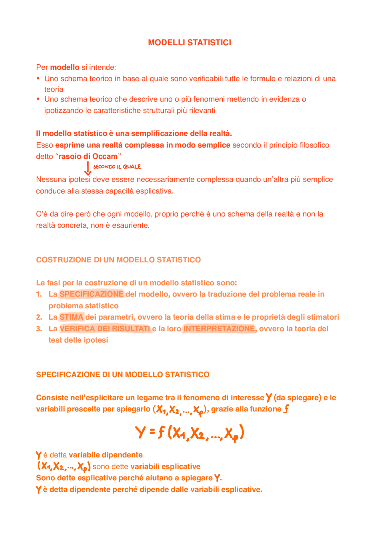 Statistica inferenziale - Seconda parte | Dispense di Statistica Inferenziale | Docsity