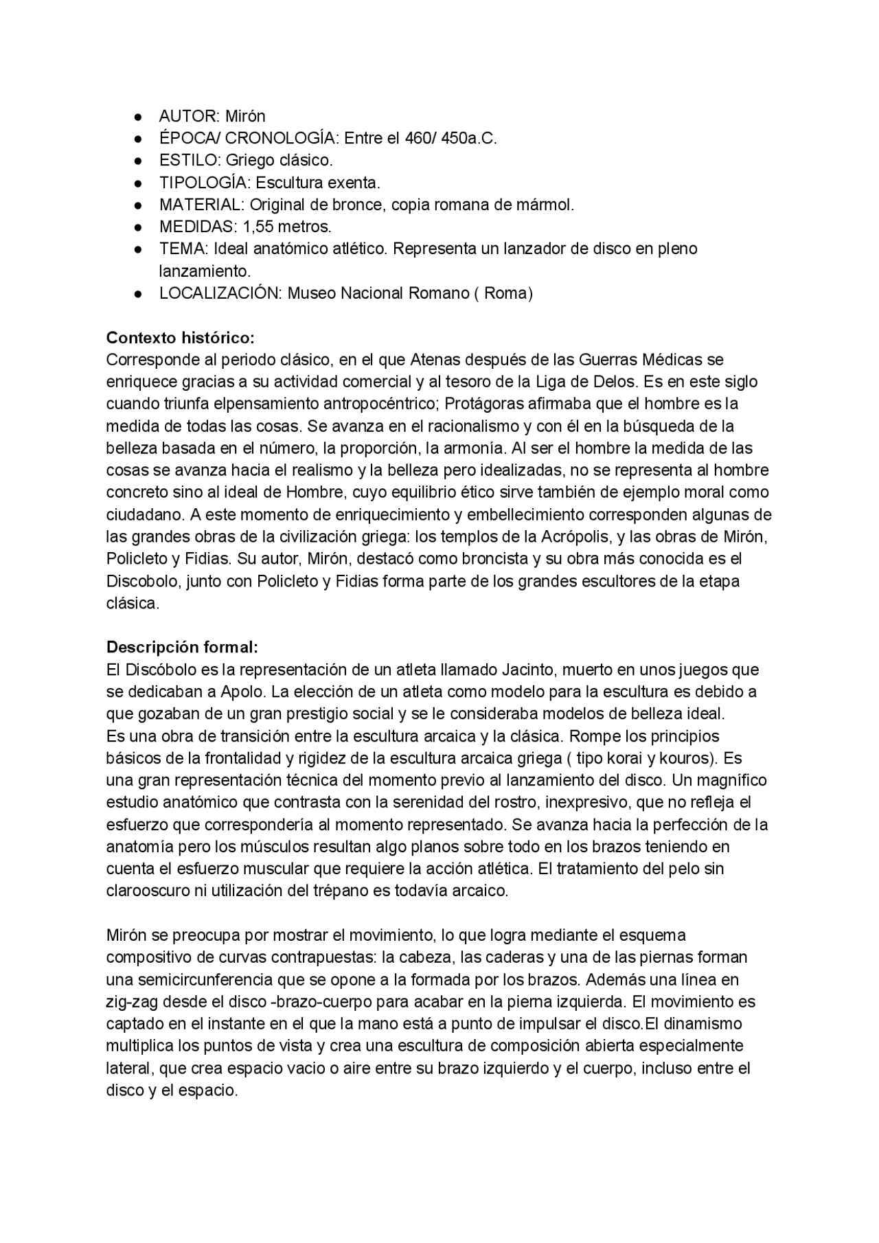 Apuntes Historia Del Arte Docsity