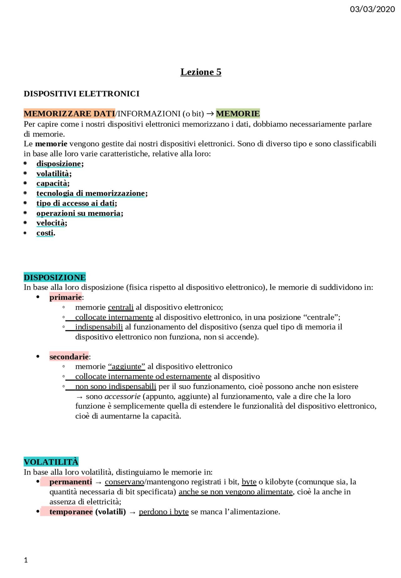Lezione 5 Tecnologie Informatiche Per La Comunicazione Docsity