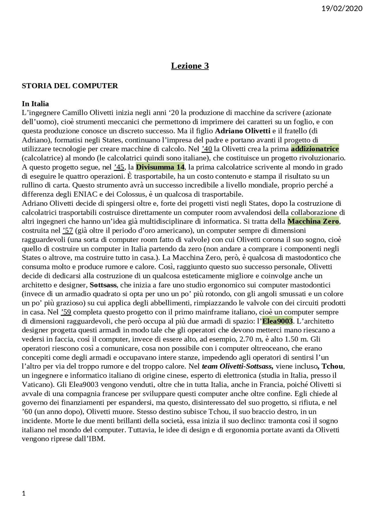 Lezione 3 Tecnologie Informatiche Per La Comunicazione Docsity