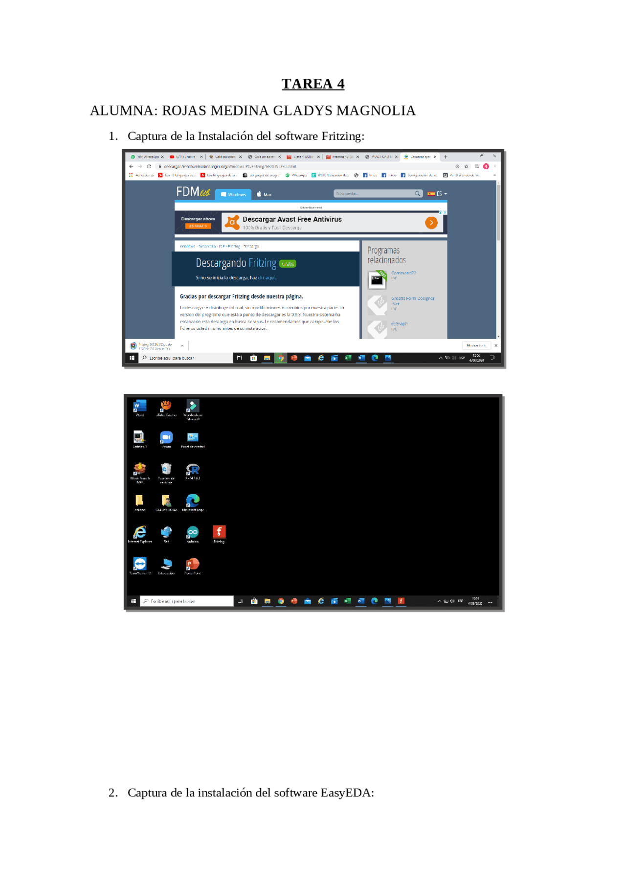 Esquema utilizando Arduino - Docsity