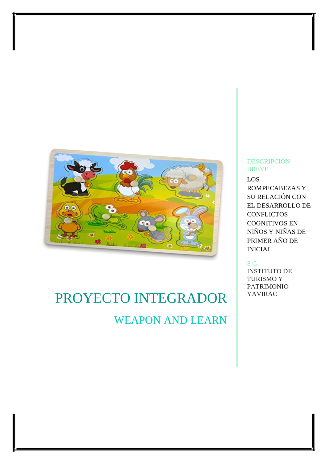 Proyecto Integrador Docsity