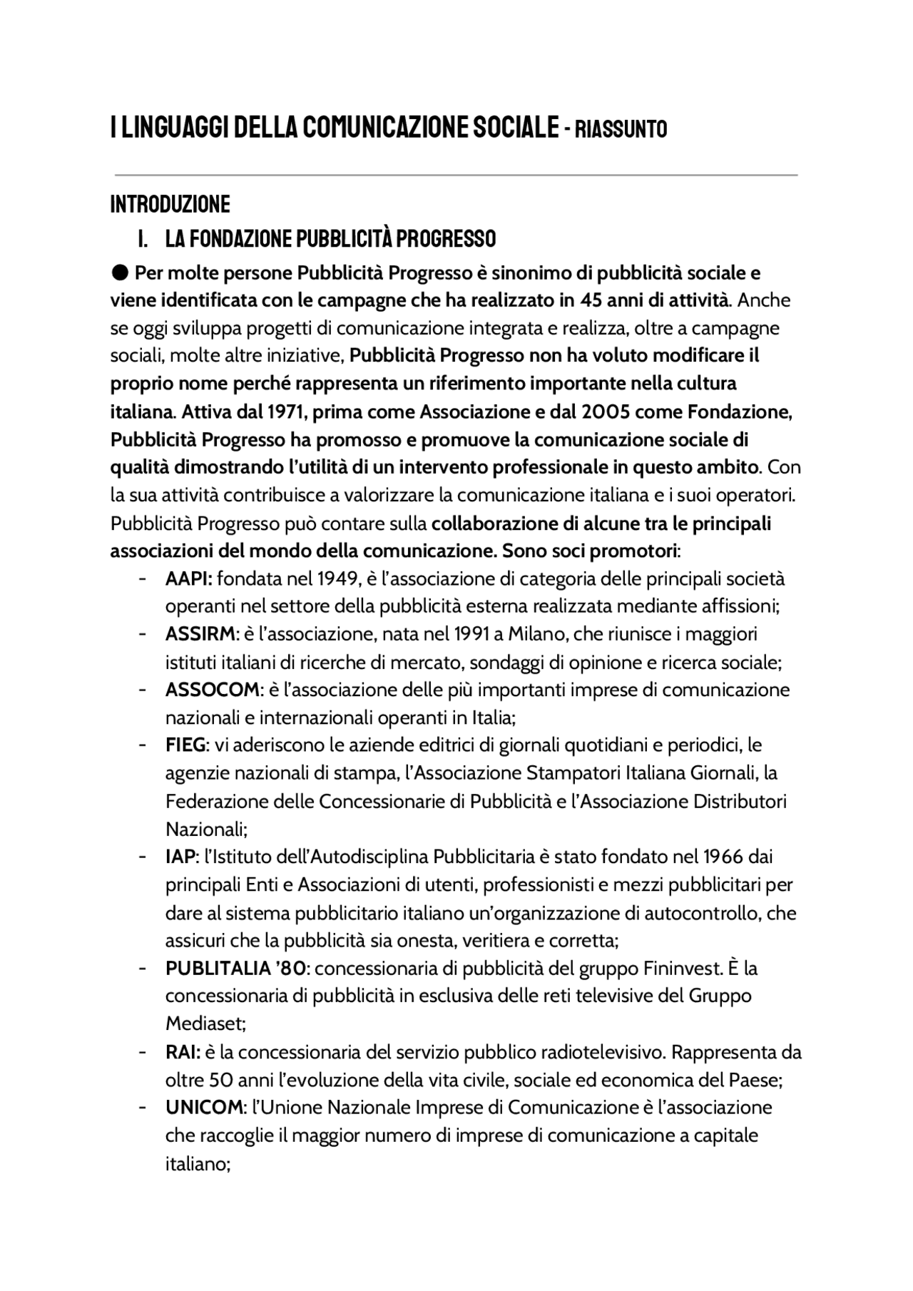 I Linguaggi Della Comunicazione Sociale R Sobrero Riassunto Docsity