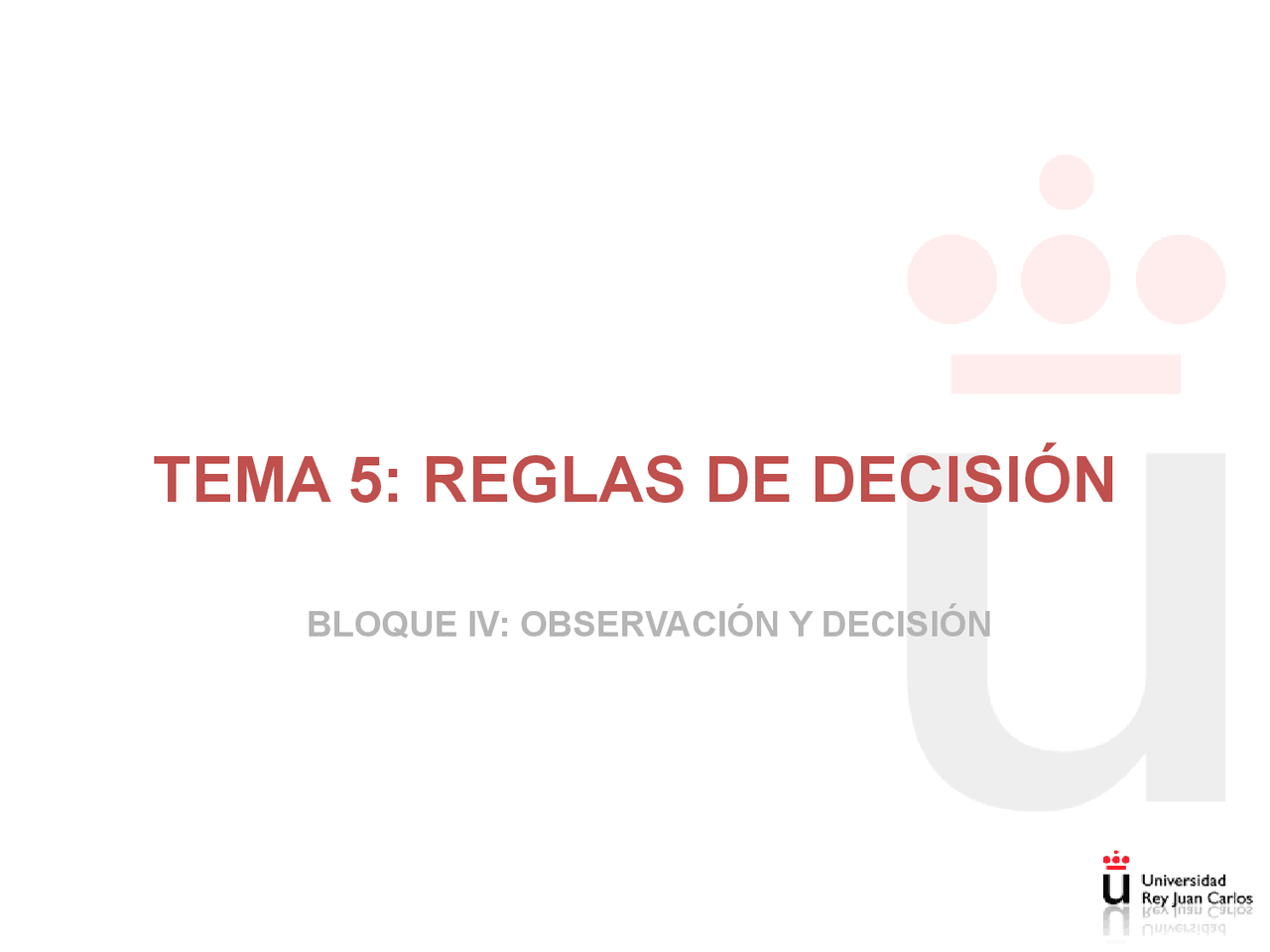 Temario Métodos De Decisión Empresarial Docsity