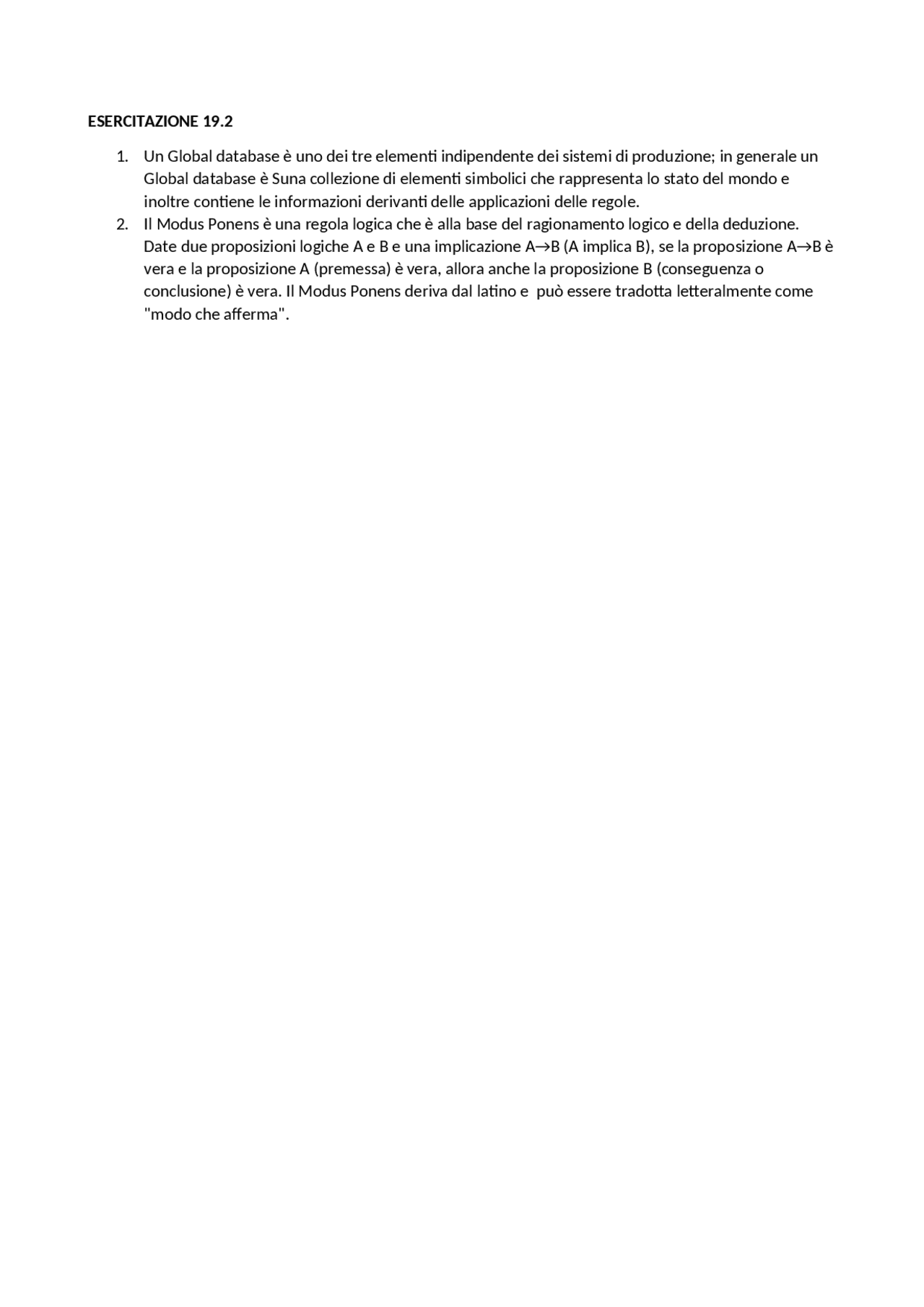 Esercizio 2 Abilità Telematiche E Informatiche Docsity