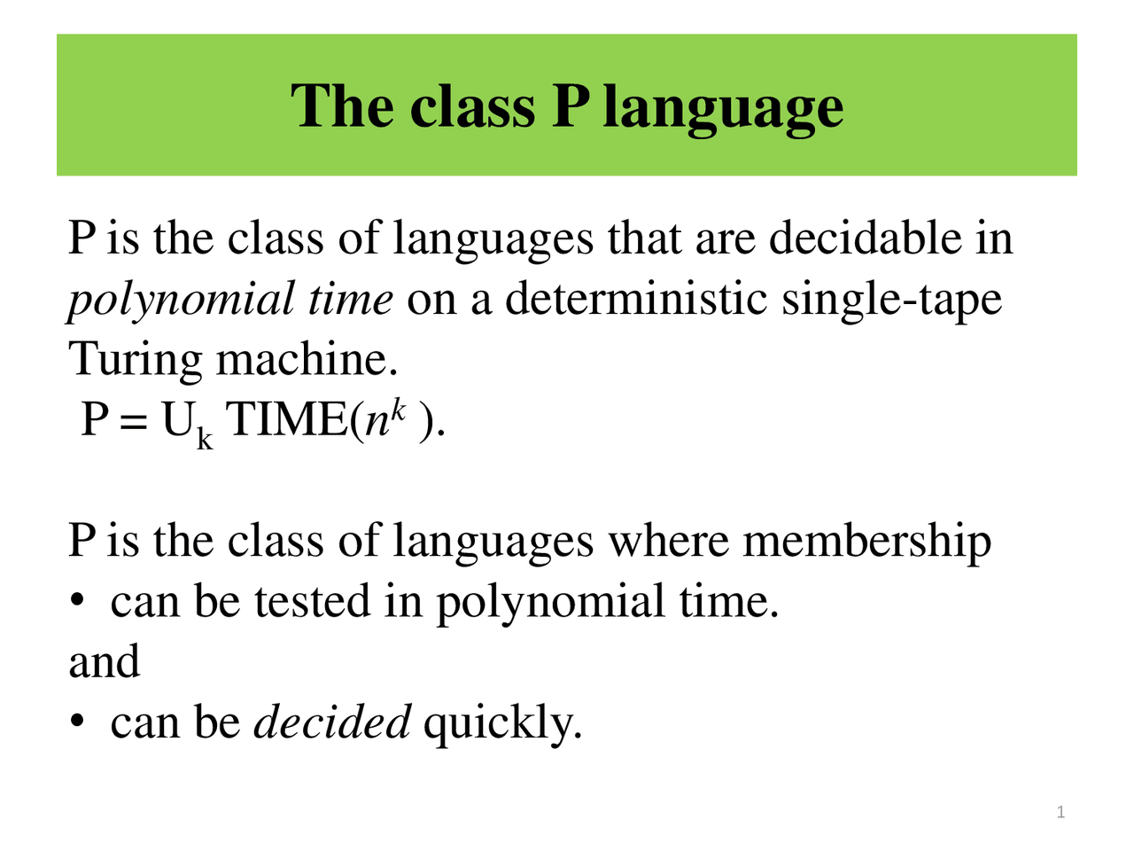 Theory Of Computation Exercises Computer Science Docsity