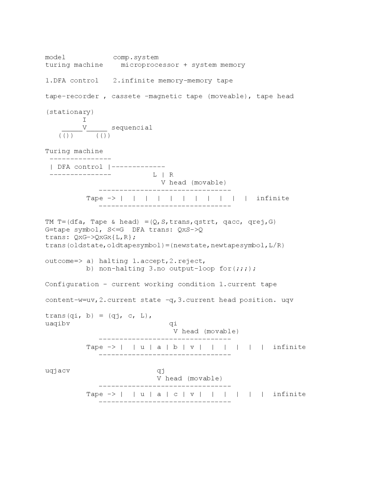 Theory Of Computation Exams Computer Science Docsity