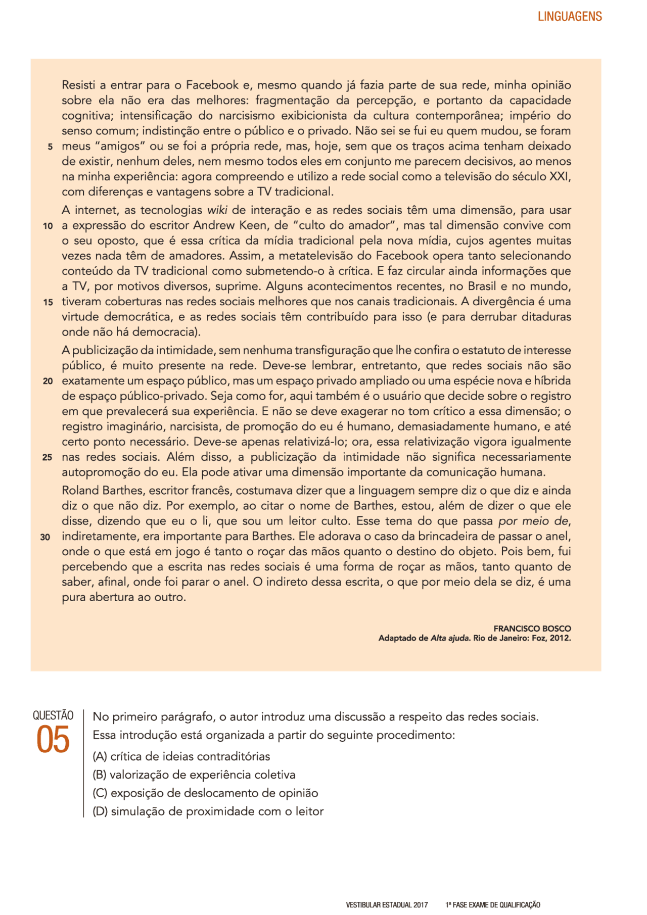 Prova Da Uerj De 20172 Docsity