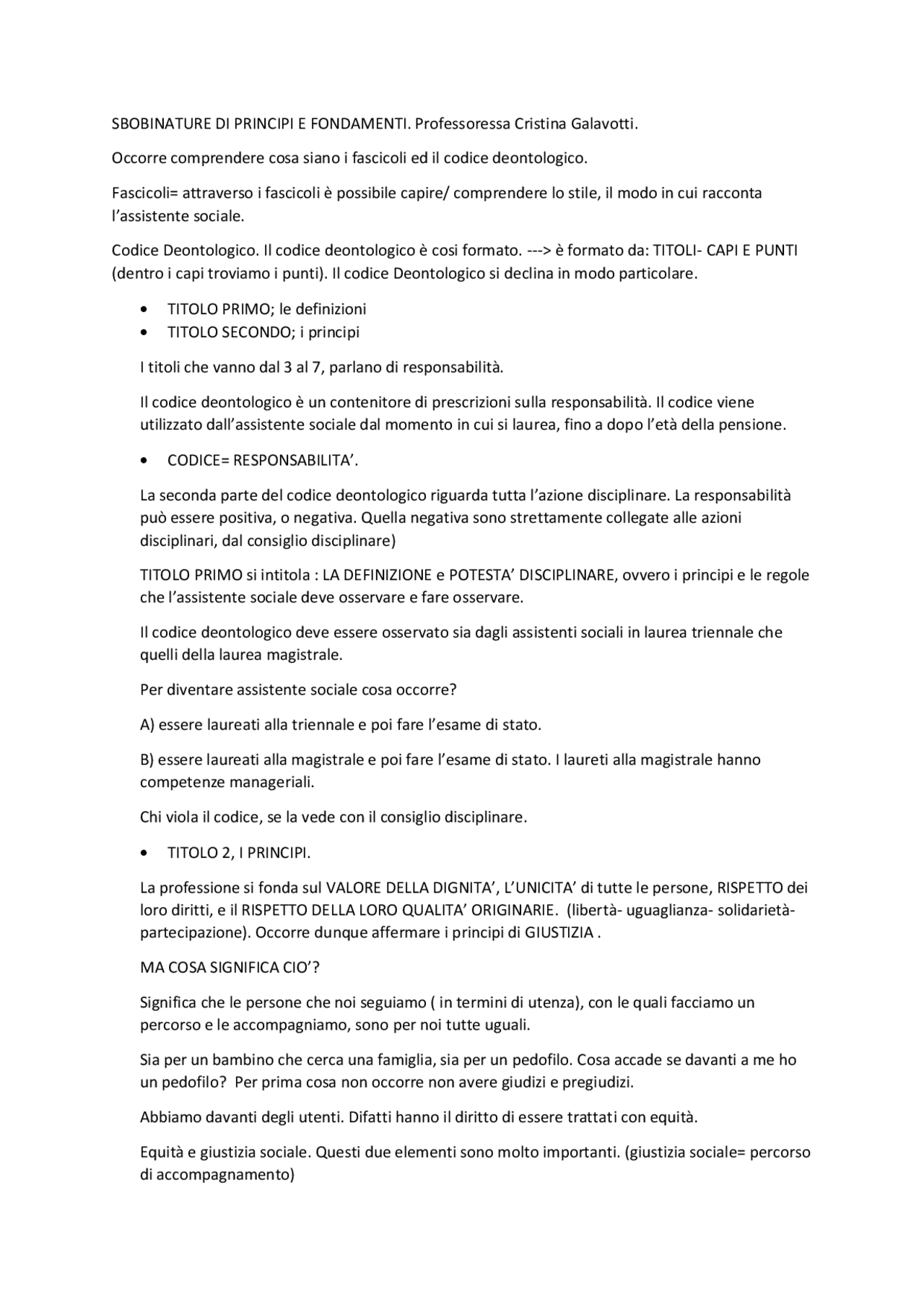 Principi E Fondamenti Docsity