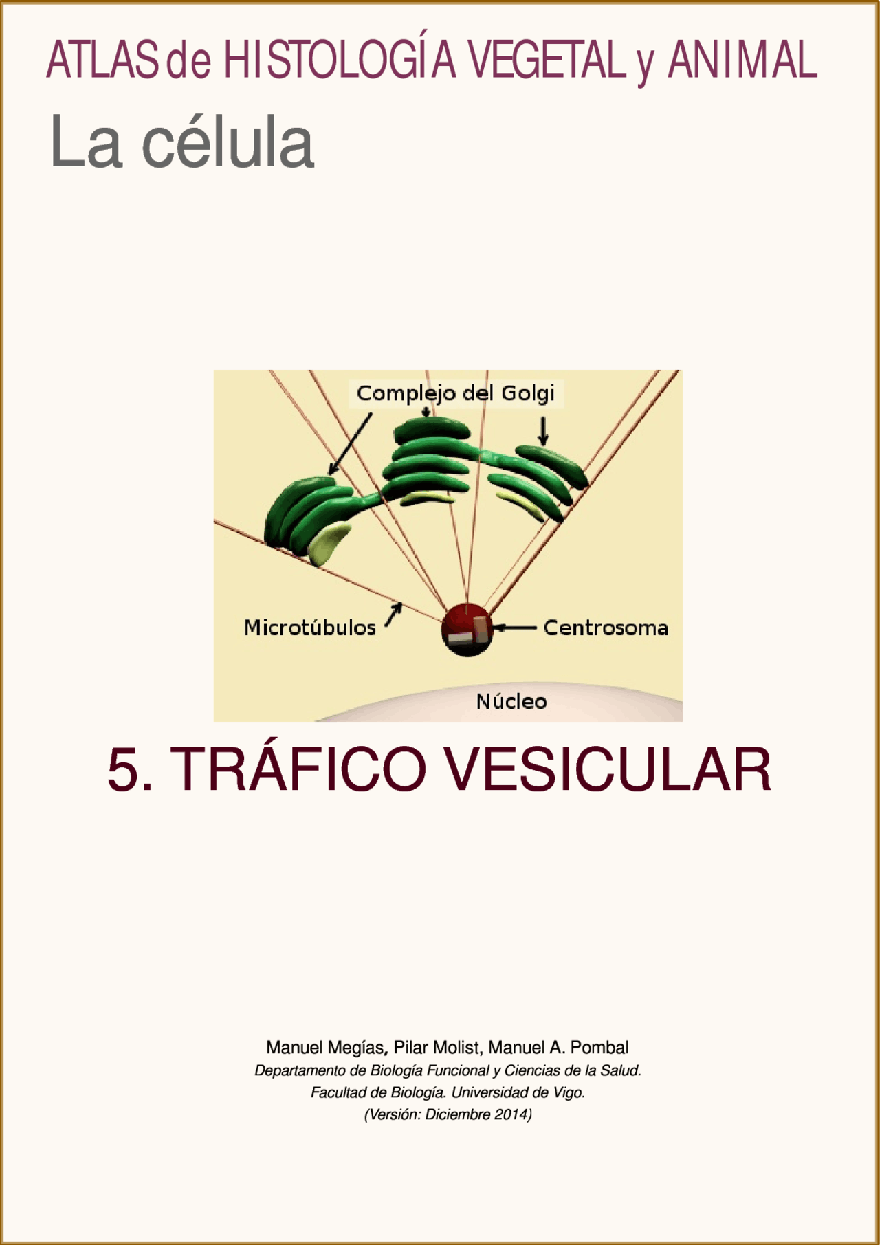 Trafico vesicular en la celula | Guías, Proyectos, Investigaciones de ...