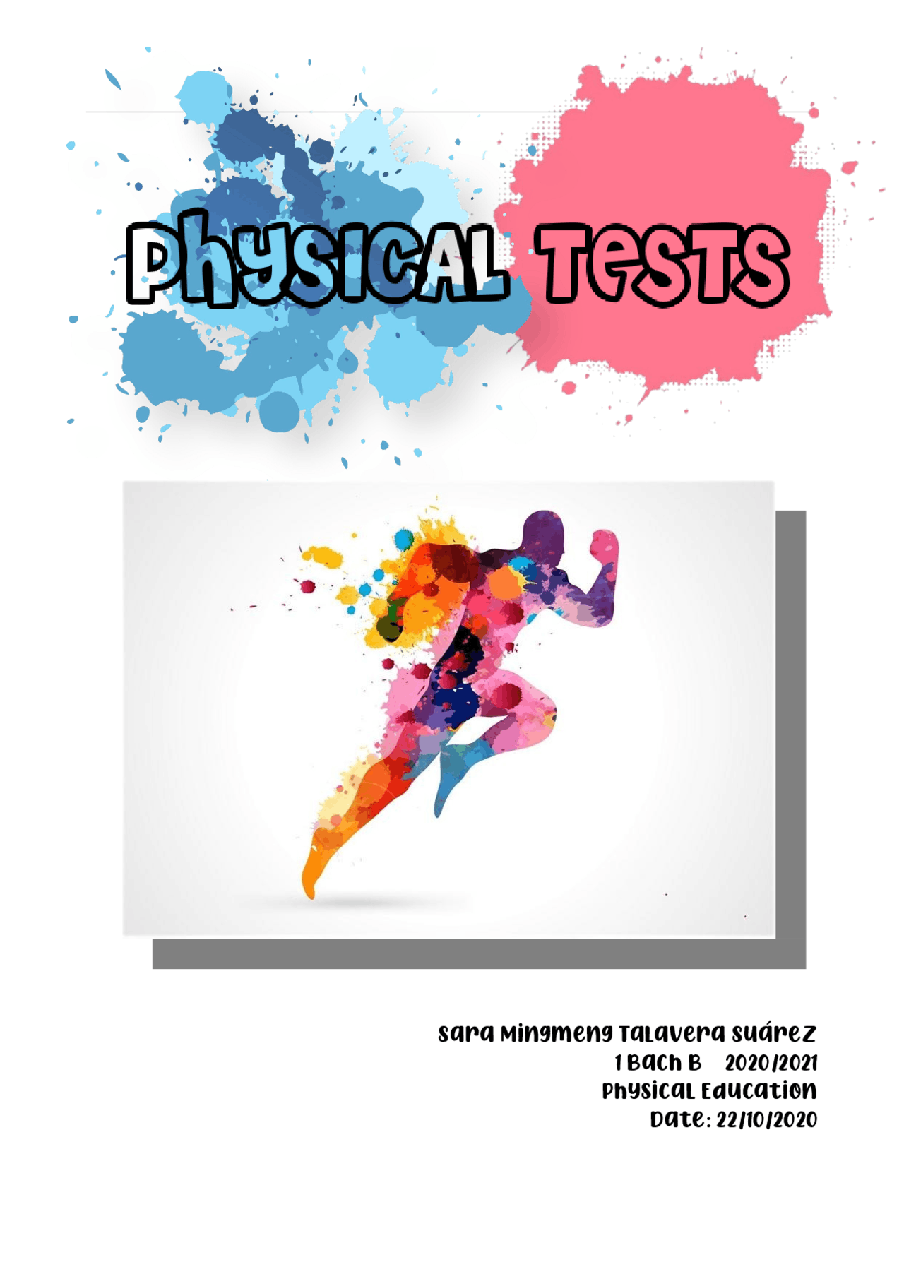 PHYSICAL TEST 1 Bach Docsity physical-test-1-bach-docsity