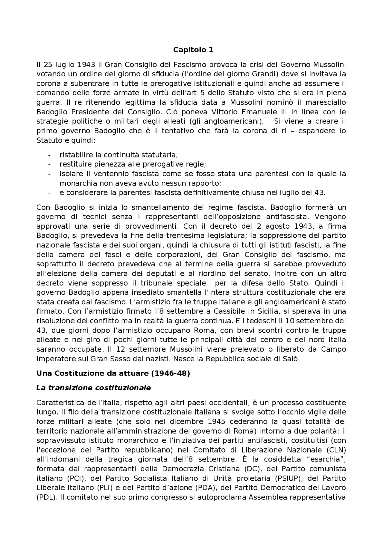 Storia delle istituzioni politiche e sociali - Docsity