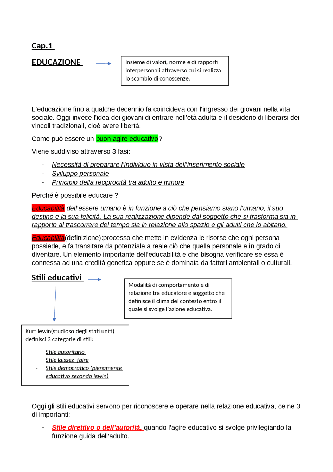 Pedagogia Generale Libro Chiosso Docsity