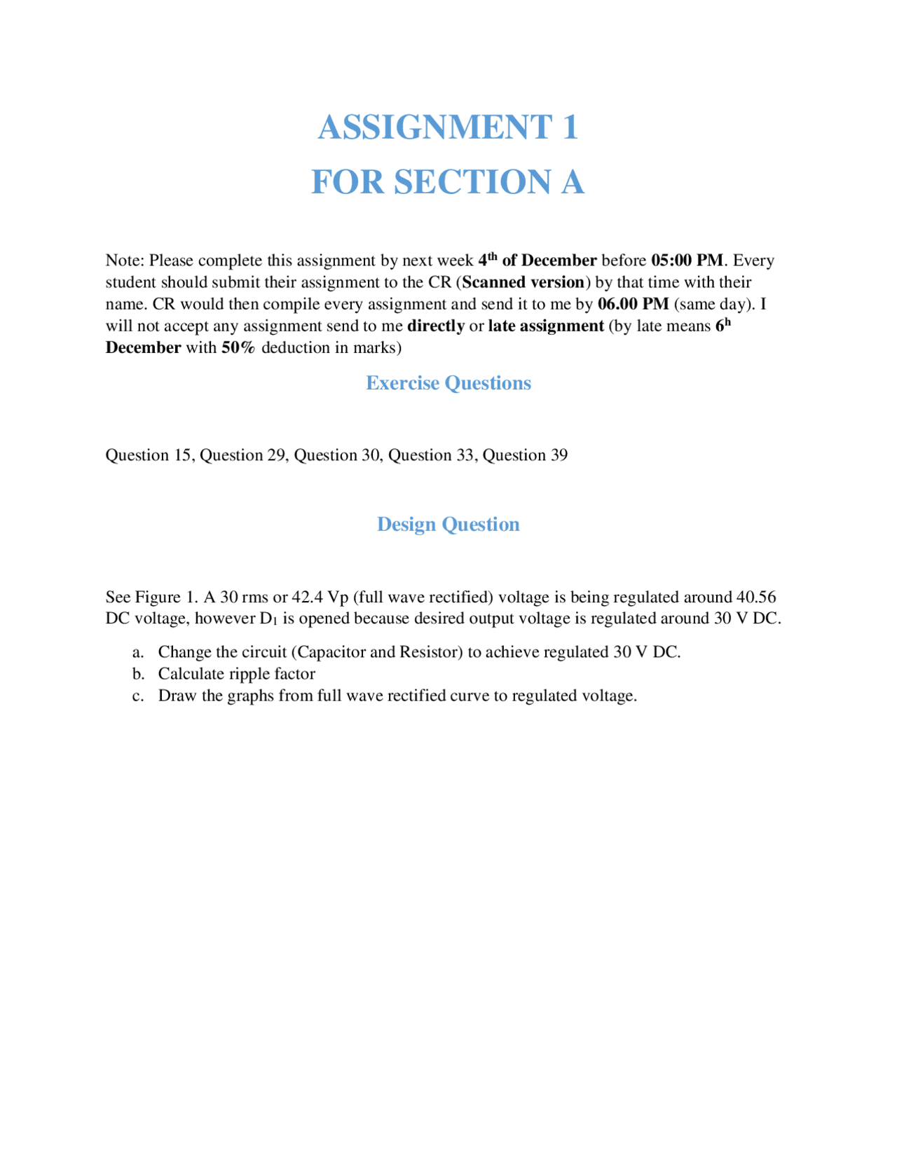 Electronics Engineering Docsity