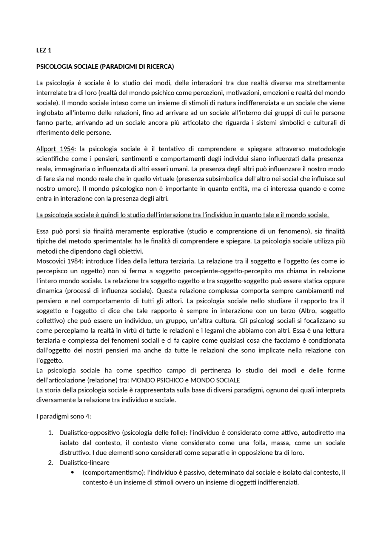 I Paradigmi Di Ricerca Docsity