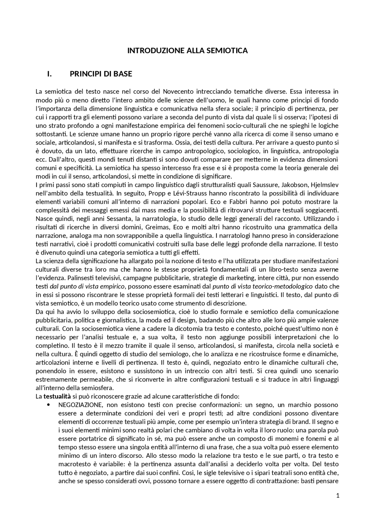 Introduzione Alla Semiotica Di Gianfranco Marrone Docsity